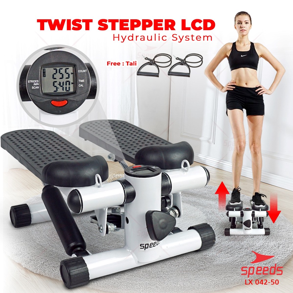 Jual SPEEDS Sport Alat Fitness Olahraga Adjustable Stepper Gym Alat ...