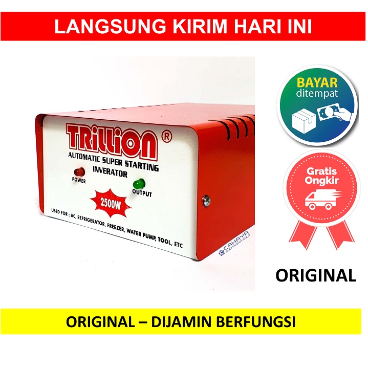 Jual Inverator Soft Slow Start Trillion 2500 W Power 2500W Watt Slow ...