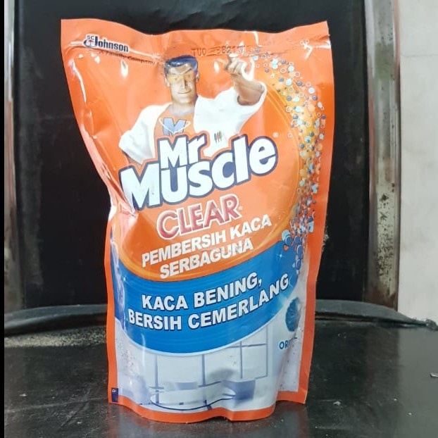 Jual PEMBERSIH KACA SERBAGUNA MR. MUSCLE 440 ML REFILL GLASS CLEANER ...