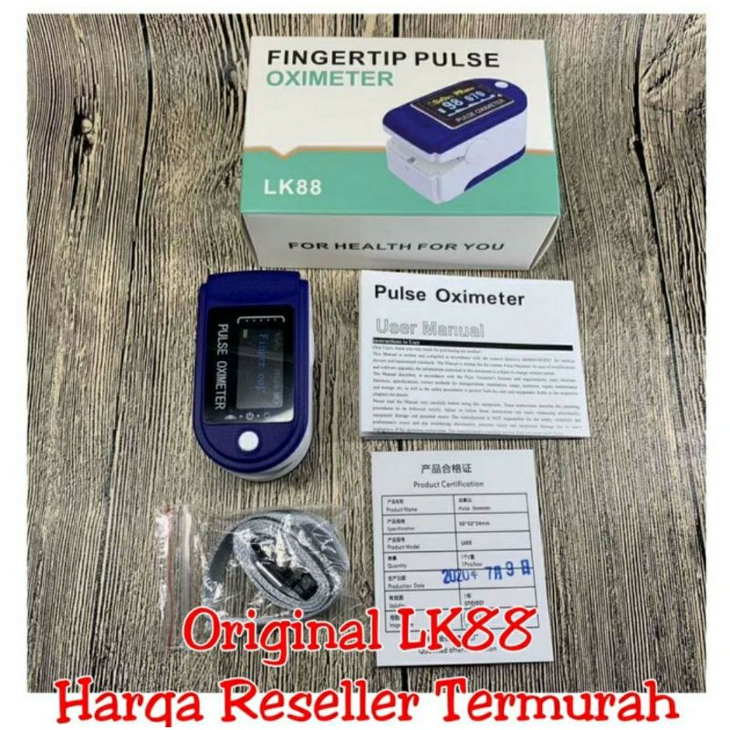 Jual Original LK88 Fingertip Pulse Oximeter Sensor Ujung Jari Oxymeter ...