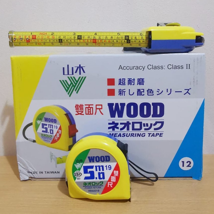 Jual ALAT UKUR METERAN WOOD 5 METER DAN 7.5 METER MEASURING TAPE ...