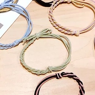 Jual MURMURE.ID | IKAT RAMBUT JALIN POLOS KOREA KARET SIMPLE KUNCIR ...