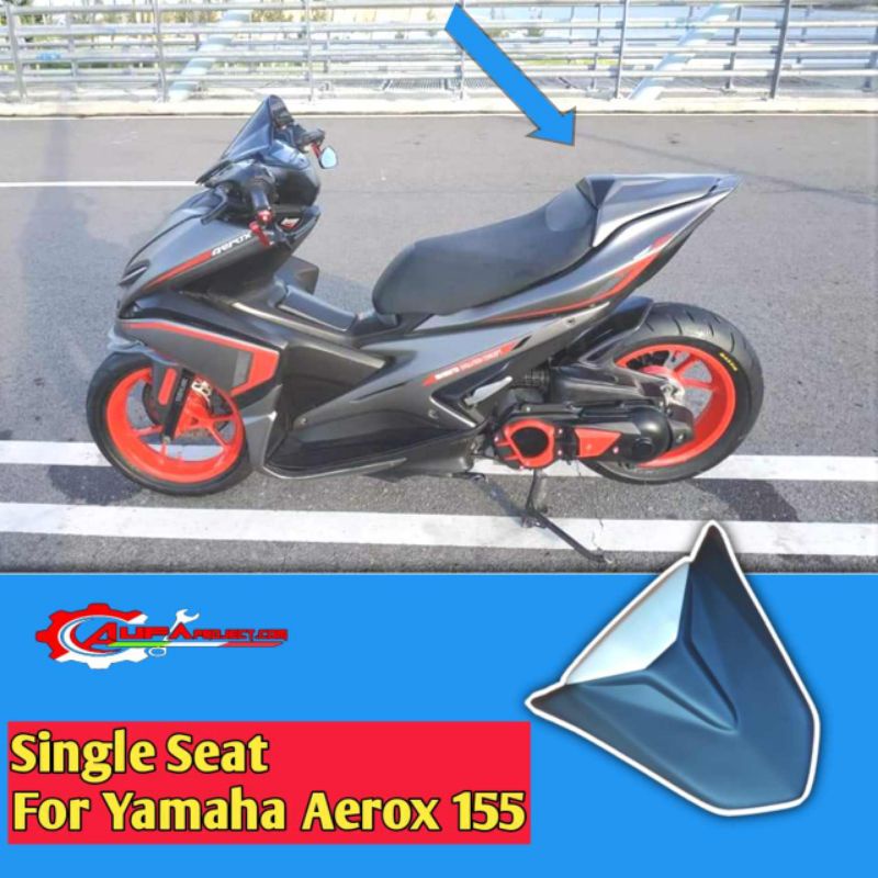 Jual Single Seat Yamaha Aerox 155 Cover Jok Aerox 155 | Shopee Indonesia