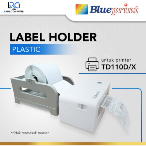 Jual xternal Label Roll Holder BLUEPRINT Printer TD110X TD110D Resi A6 ...