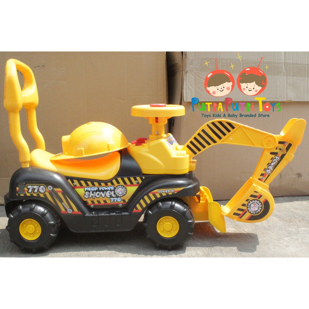 Jual Mobil dorong beko excavator anak || mobil anak | Shopee Indonesia