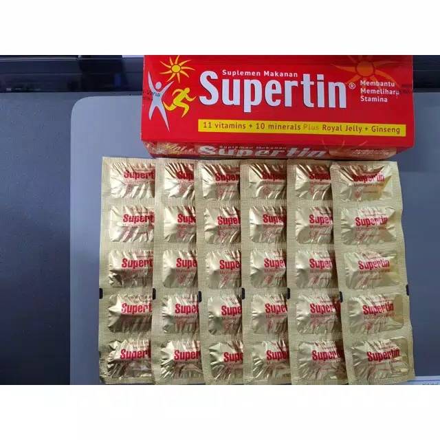 Jual SUPERTIN MULTIVITAMIN ISI 30 ( 6 STRIP ) | Shopee Indonesia