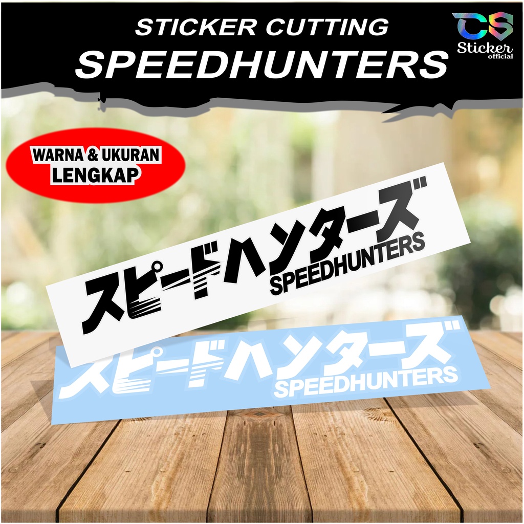 Jual Stiker Speedhunters Japan Cutting Sticker | Stiker Motor Mobil ...