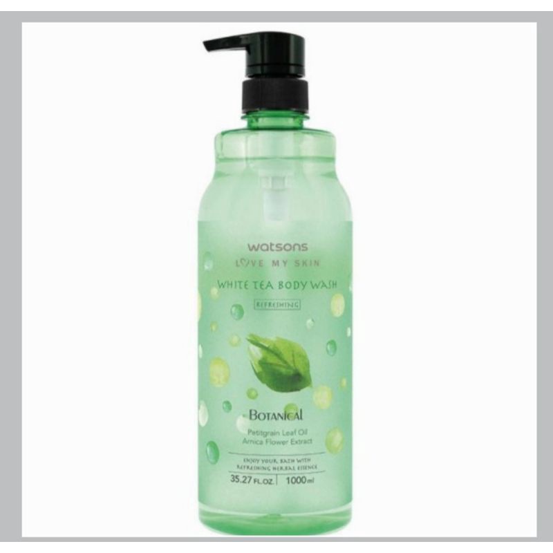 Jual WATSONS Body Wash - White Tea 1000ml | Shopee Indonesia
