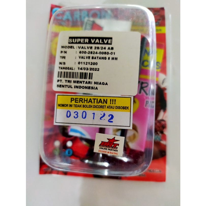 Jual Klep BRT 28/24 Batang 5mm | Shopee Indonesia