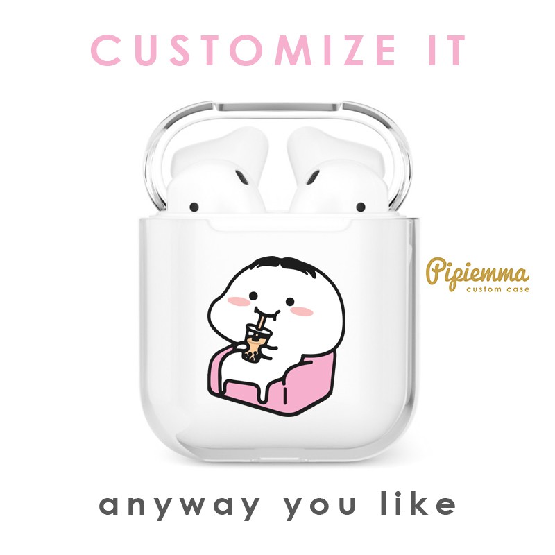 Jual Casing Airpod Custom Gen1 / 2 3 2021 Pro airpods 4 Request Nama ...
