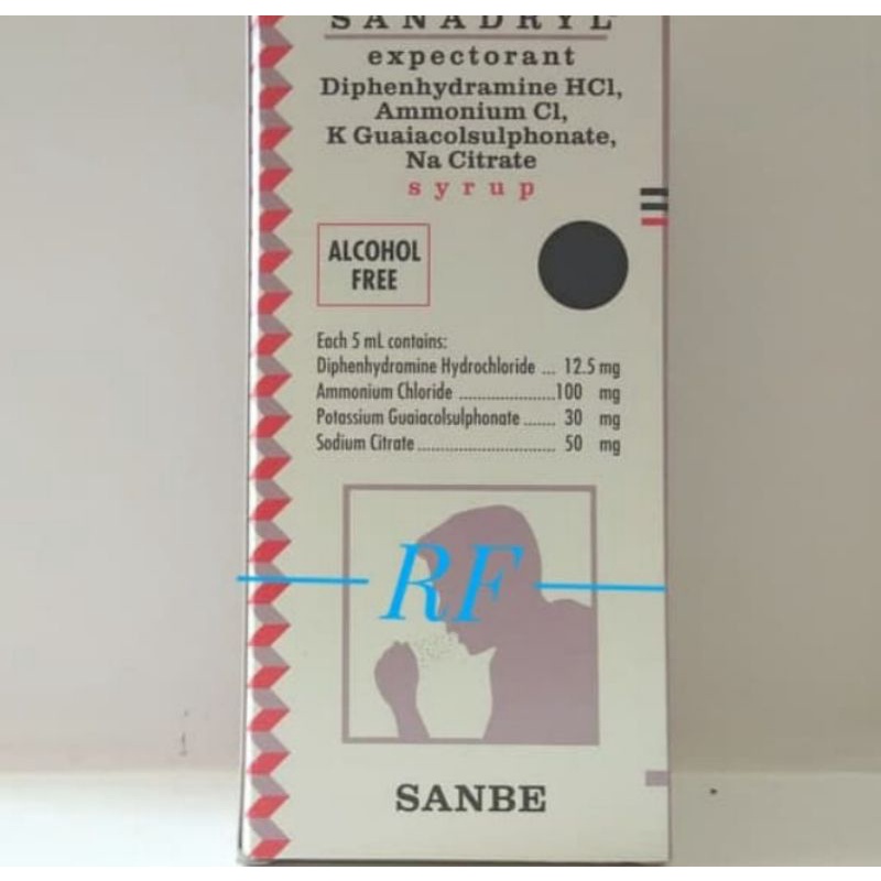 Jual Sanadryl Expectorant Syrup 60 mL (Sanbe Farma) | Shopee Indonesia