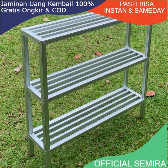 Jual Rak Tanaman 3 Susun Panjang 1 METER/Rak Hollow Bajaringan/Rak ...