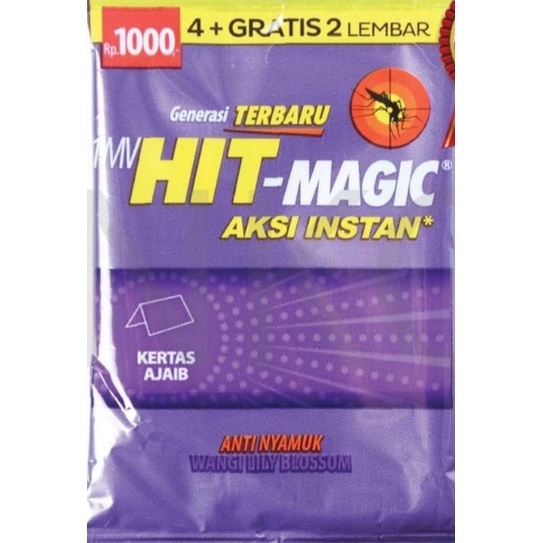 Jual Hit Magic Aksi Instan kertas Nyamuk Lily Blossom pcs | Shopee ...