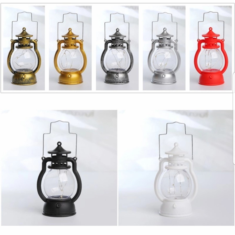 Jual Lampu Lentera LED Kawat Murah Dekorasi Minimalis Lampu Petromax ...