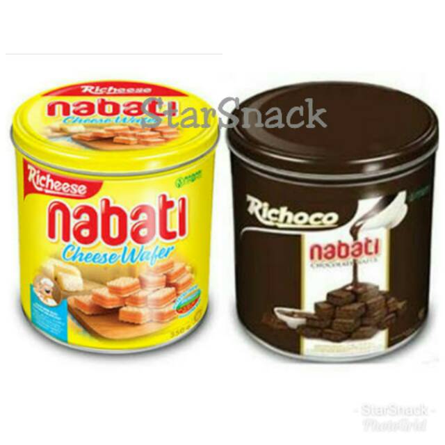 Jual Nabati Cheese/Choco/Pink Wafer kaleng 320gr | Shopee Indonesia