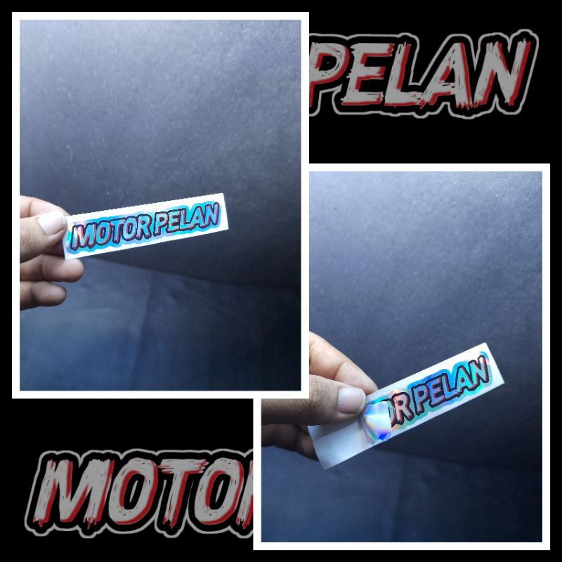 Jual Sticker Bahan Hologram Motor Pelan | Shopee Indonesia