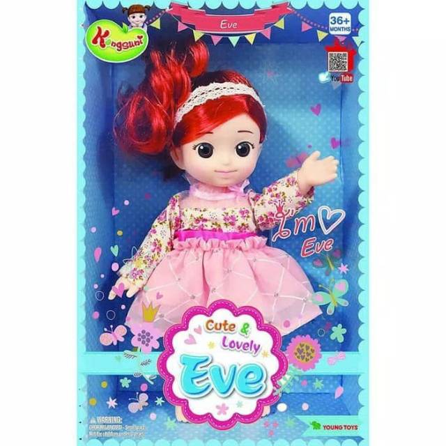 Jual mainan anak boneka eve kongsuni cute and lovely korea | Shopee ...