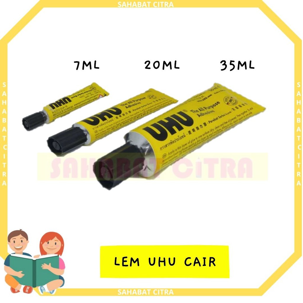Jual LEM UHU 7ML/20ML/35ML PCS 胶水 | Shopee Indonesia