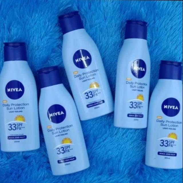 Jual Nivea Daily Protection Sun Lotion SPF 33 Pa +++100ml | Shopee ...