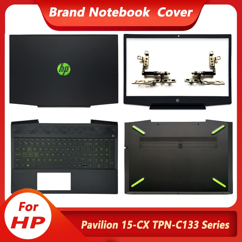 Jual NEW For HP Pavilion 15-CX TPN-C133 Laptop LCD Back Cover/Front bezel/Hinges/Palmrest Upper ...