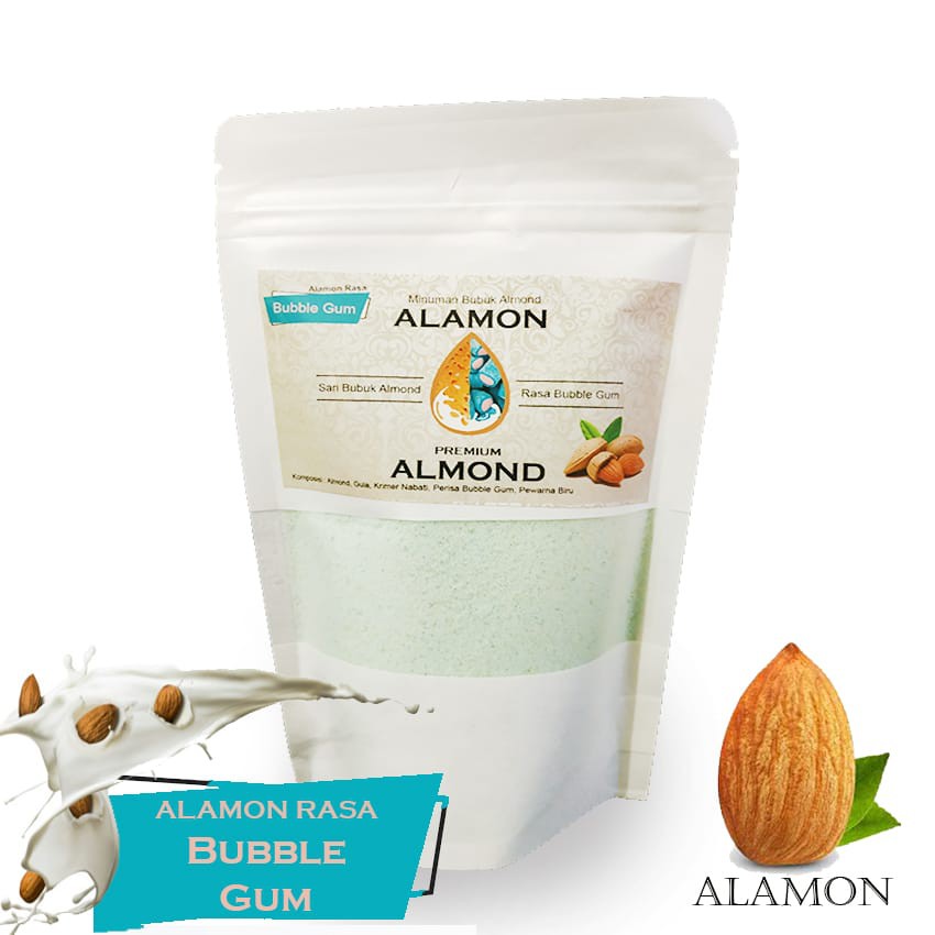 Jual ALAMON Susu Almond Bubuk Pelancar ASI Booster, Skincare, Brain ...