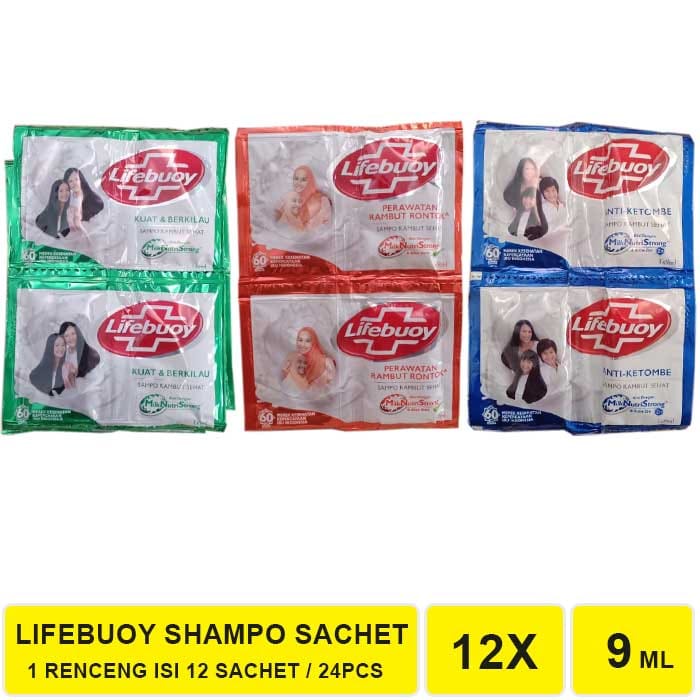 Jual LIFEBUOY SHAMPO SACHET 1 RENCENG 12 SACHET | Shopee Indonesia