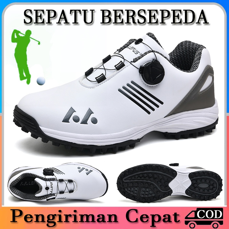 Jual 36-47 Baru Sepatu Golf Pria Ringan Sepatu Pria Golf Tahan Air Anti ...