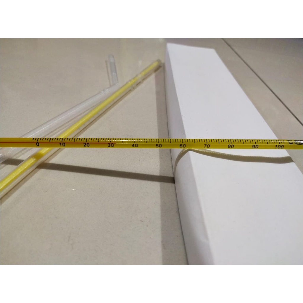 Jual Thermometer stik Lab Kimia alat praktikum pengukur suhu | Shopee ...