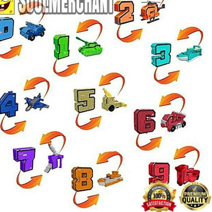 Jual ev P00 TRANSFORMERS POCKET MORPHER MORPHERS NUMBER SET 0 1 2 3 4 5 ...