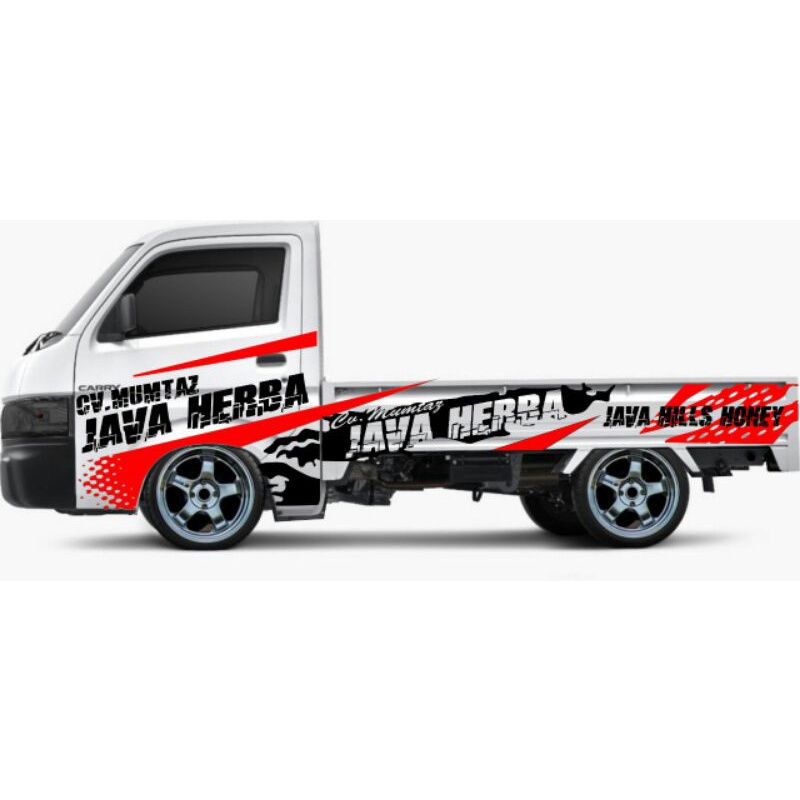 Jual Stiker mobil pick up suzuki carry cutting sticker mobil pick up ...