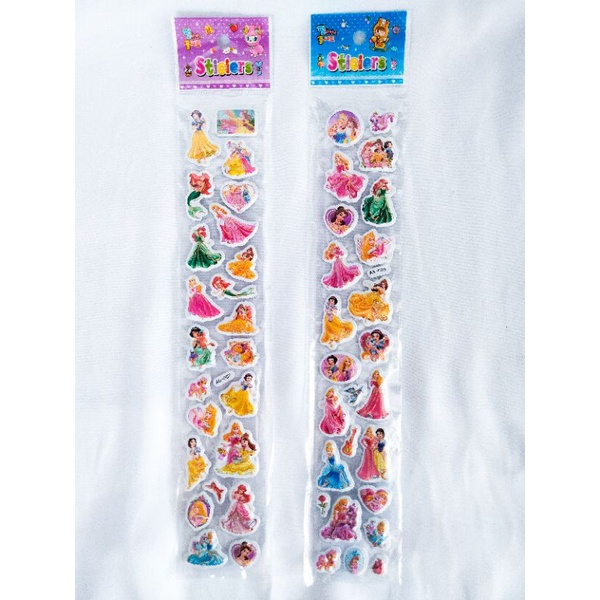 Jual Mainan Anak Stiker 3D timbul BTS BT12 kartun LOL Princes Hijab ...