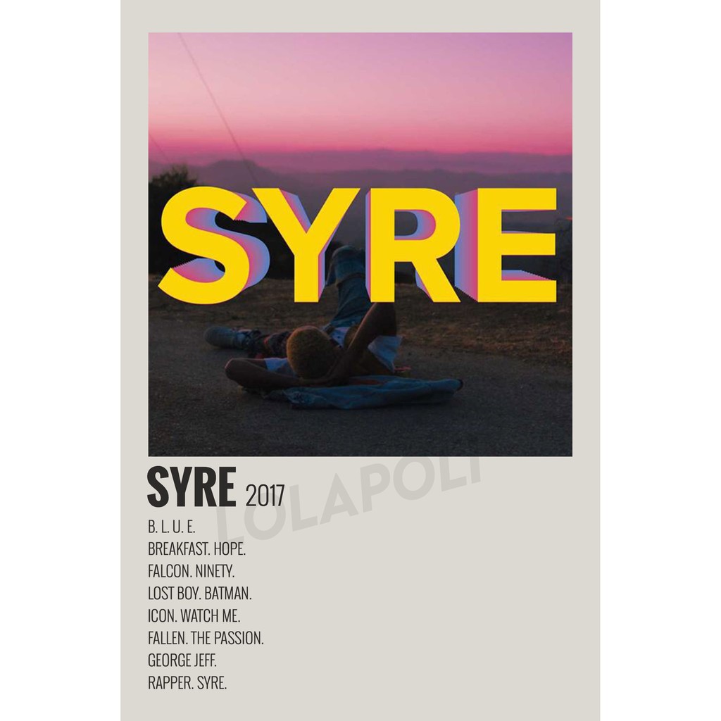 Jual Poster Cover Album SYRE - Jaden | Shopee Indonesia