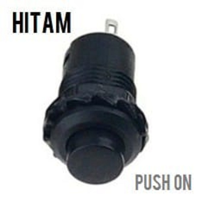 Jual RAK 1C Saklar Warna Switch Push On Off Bulat 12v 24 Volt 2 Pin ...