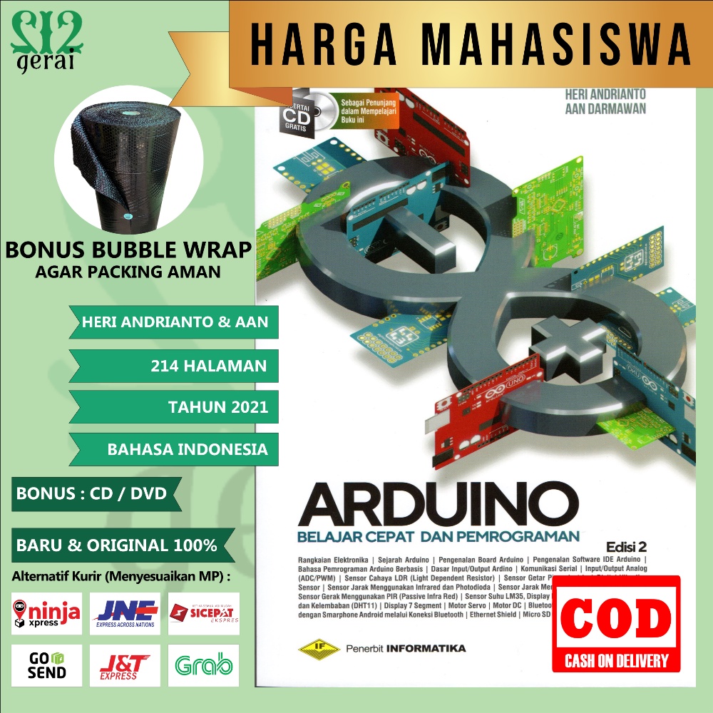 Jual BUKU ARDUINO BELAJAR CEPAT DAN PEMROGRAMAN HERI ANDRIANTO REVISI 2 ...