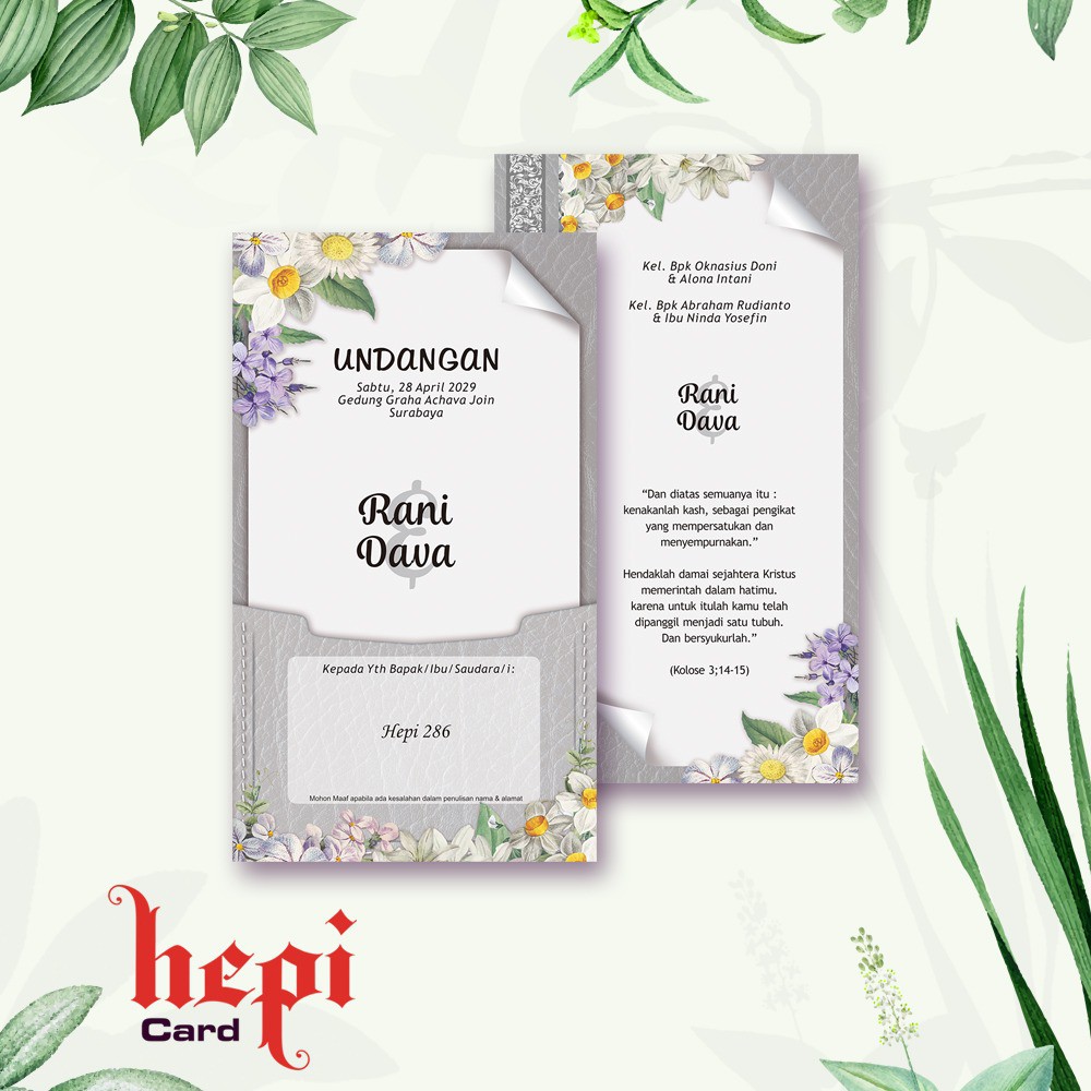 Jual Undangan Hepi 286 | Shopee Indonesia