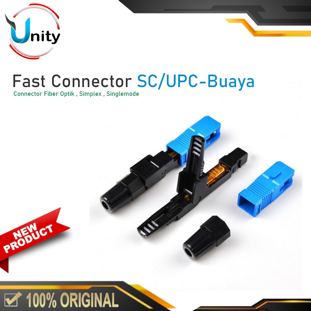 Jual {𝐇𝐈𝐆𝐇 𝐐𝐔𝐀𝐋𝐈𝐓𝐘} Fast Connector SC UPC Konektor Fiber Optik FTTH FO Dropcore | Shopee Indonesia
