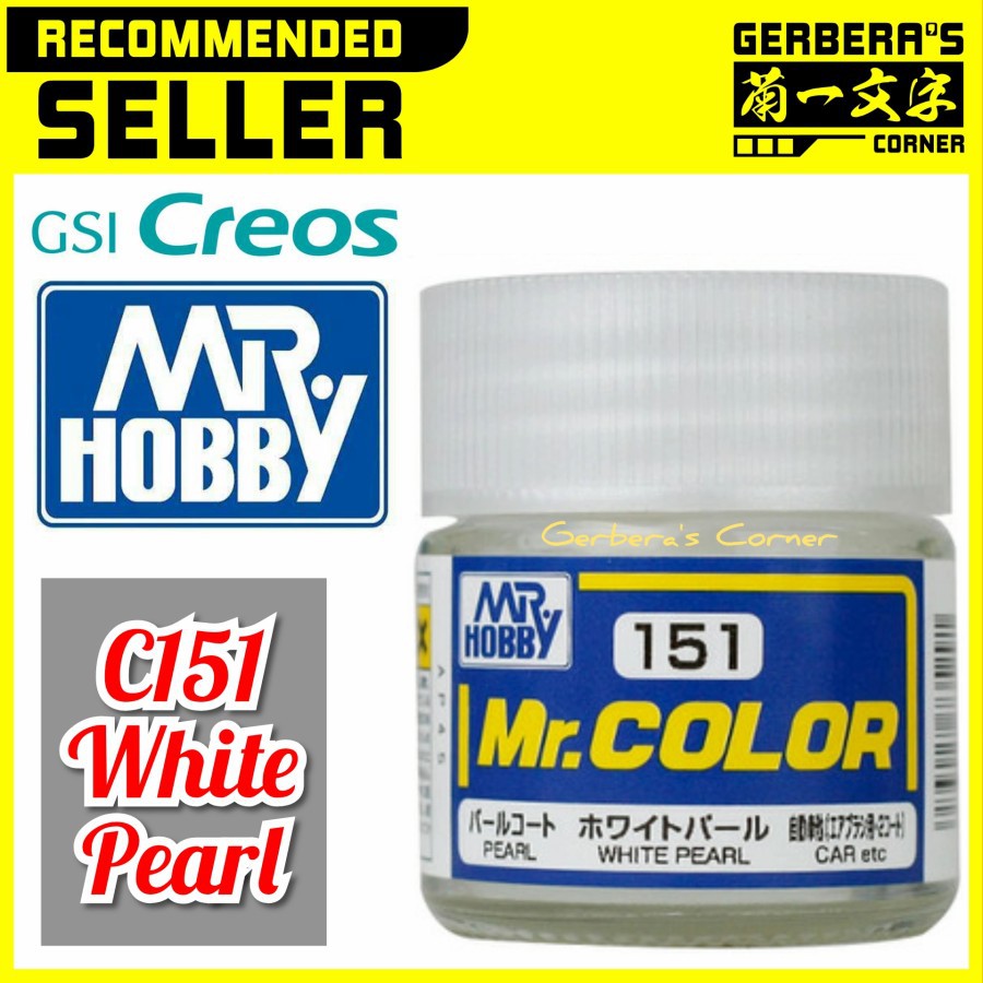 Jual Mr Color C151 White Pearl - Mr. Hobby - Lacquer Paint | Shopee ...
