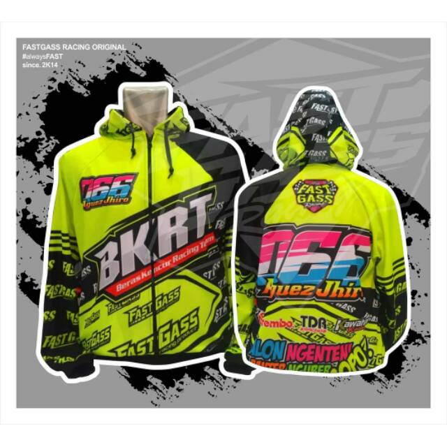 Jual Jaket Balap Racing Printing Custom Desain | Shopee Indonesia