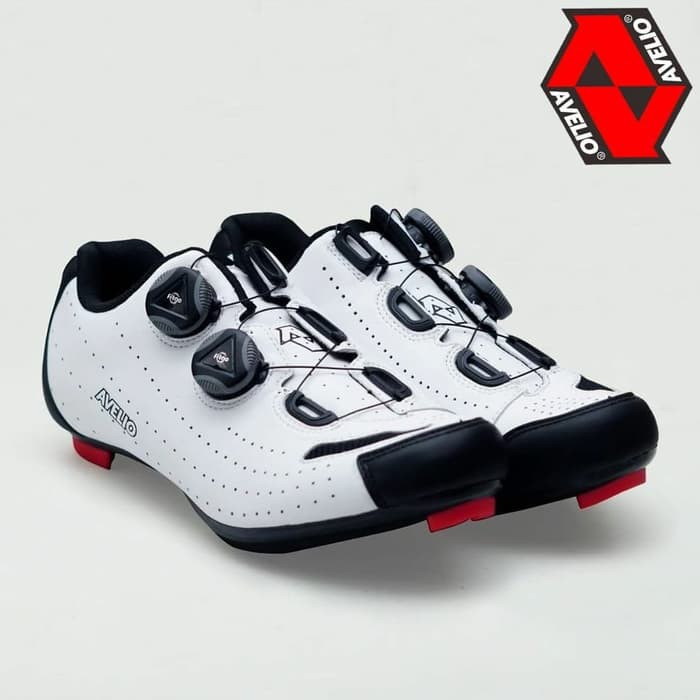 Jual Ka AVELIO Cleat Road Shoes White Sepatu Cleat Sepeda Roadbike ...