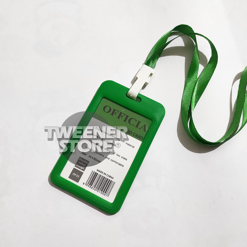 Jual OFFICIA / ZHUANG PAI ID Card + Tali 54x85mm | Name Tag | Double ...