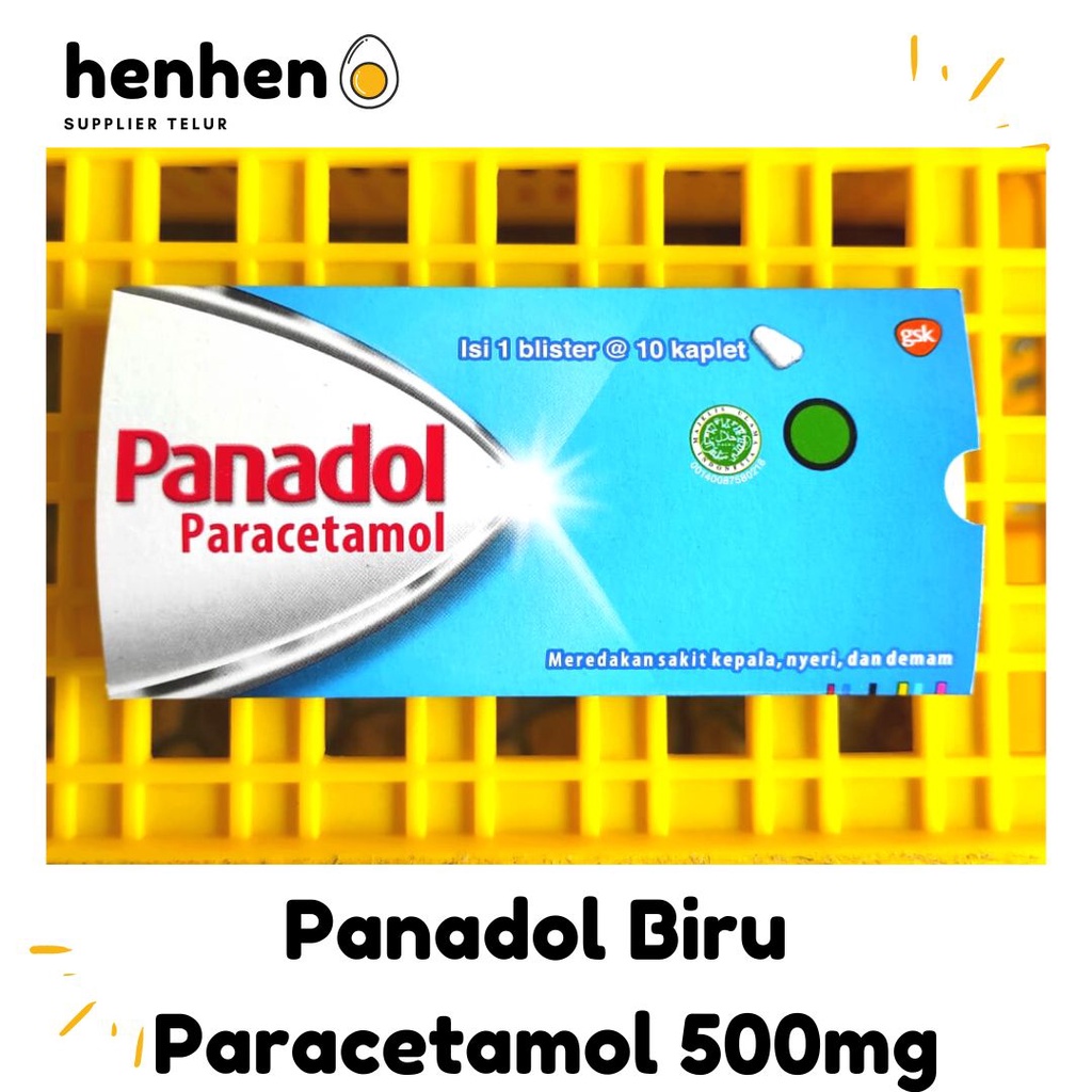 Jual PANADOL BIRU PARACETAMOL 500 Gram | Shopee Indonesia