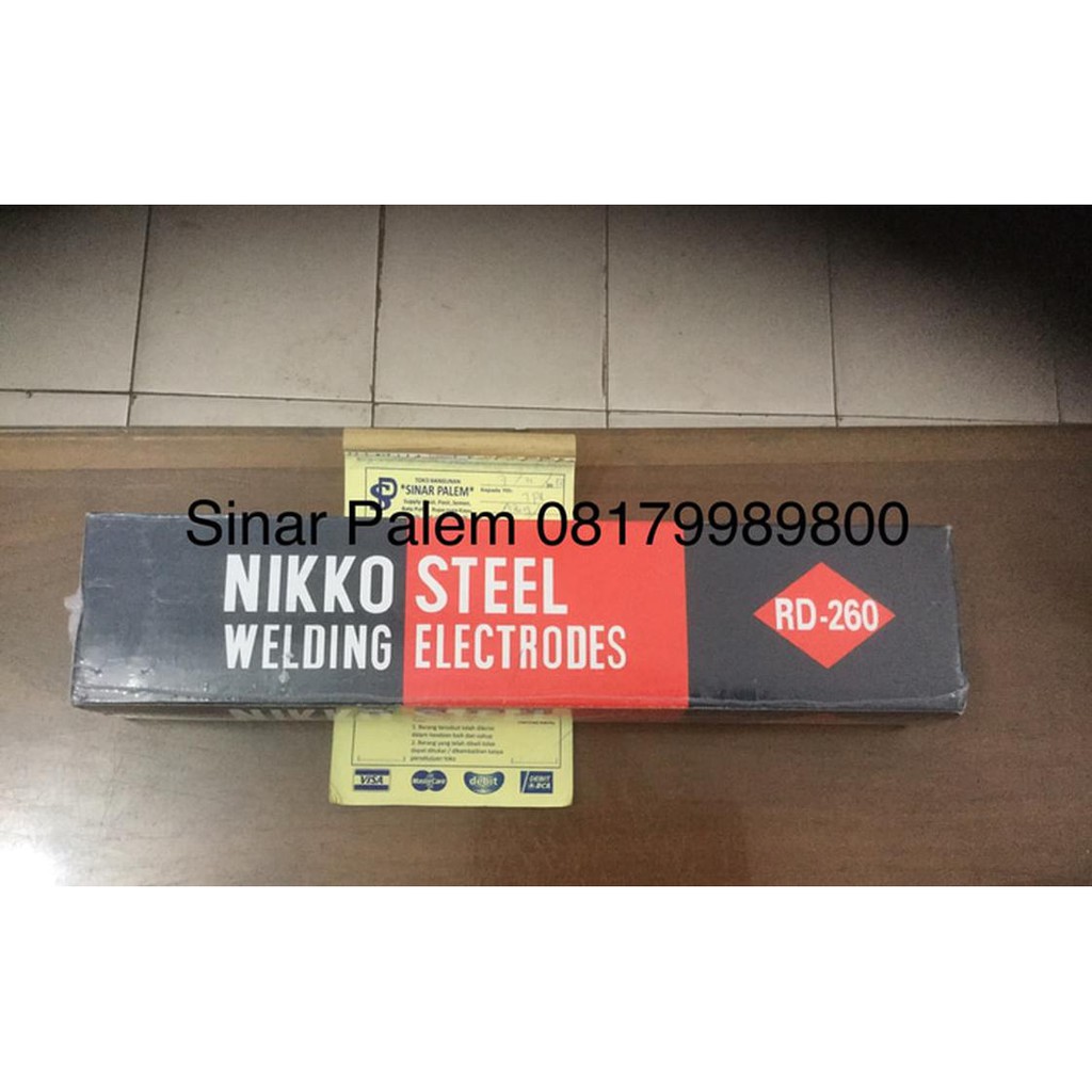 Jual Kawat las nikko rd 260 2,6mm 2.6mm 5kg / bukan kobe / nikko bagus ...