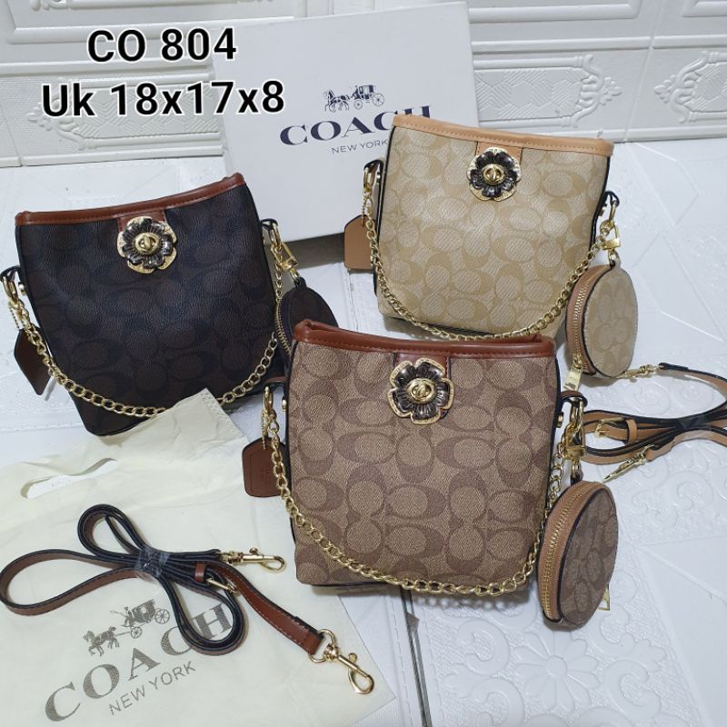 Jual Tas coach Bucket import / Tas wanita coach 804 semi Premium ...