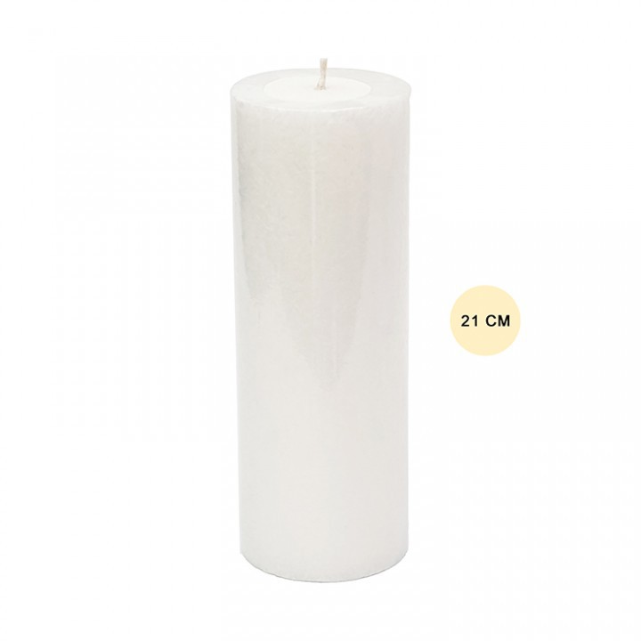 Jual Lilin Putih Pilar Besar ( Uk. 21 x 7,5cm ) - Lilin Rohani - Lilin ...