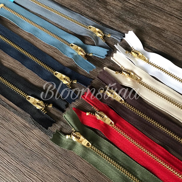 Jual Grosir Resleting jeans ykk 6” 15cm metal zipper jeans resleting besi MGC49 YKK seleting ...