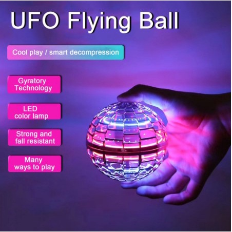 Jual Flying Ball UFO Boomerang Bola Terbang LED / Mainan Bola Sensor ...