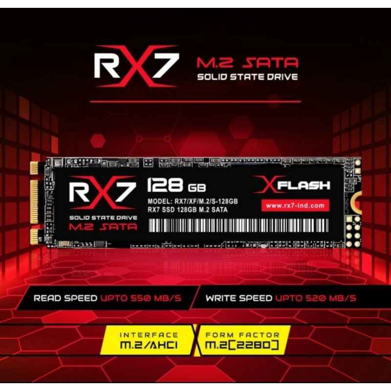 Jual SSD M2 128gb rx7 garansi resmi 3 Tahun | Shopee Indonesia