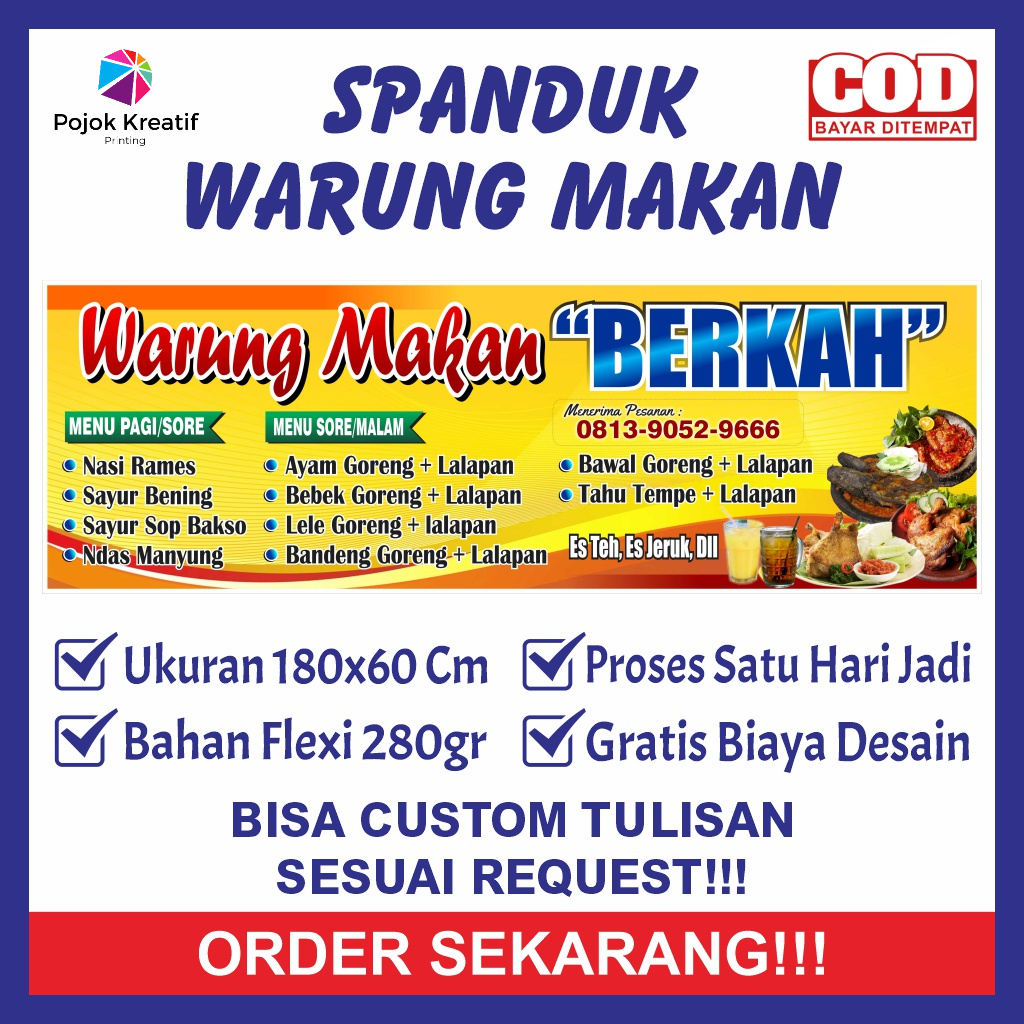 Jual Spanduk Sepanduk Banner Baner Bener Backdrop Usaha Jual Jualan ...