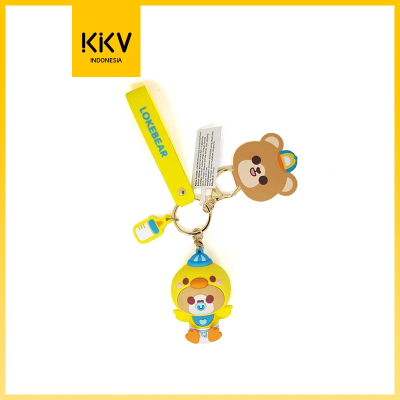 Jual KKV - Keychain Lokebear Yellow Ducks Gantungan Kunci Accessories ...