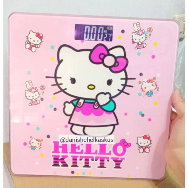 Jual TIMBANGAN DIGITAL ANGKA AKURAT MOTIF HELLO KITTY DAN DORAEMON ...